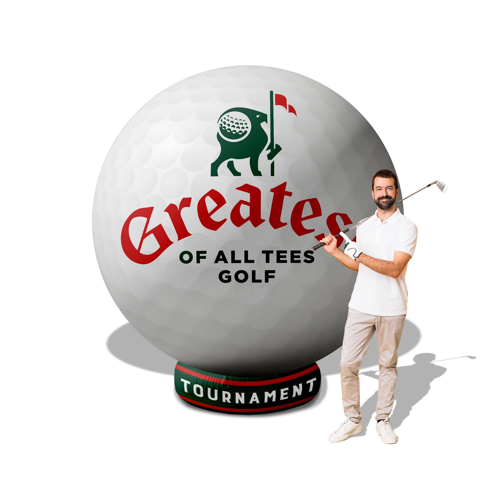 Custom Giant Inflatable Golf Ball | Sports Inflatables | LookOurWay