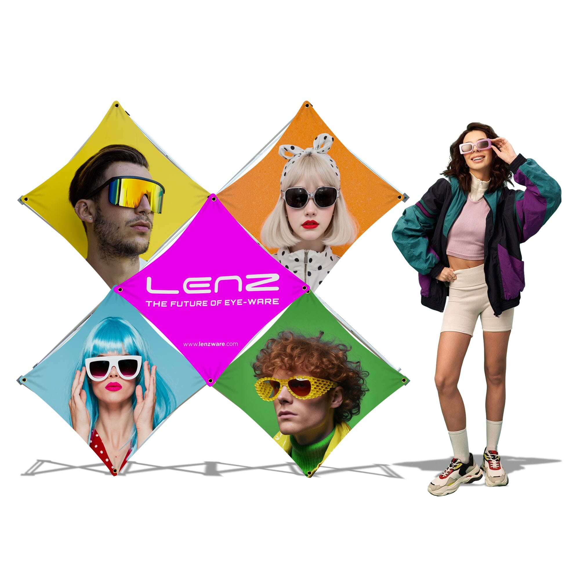 Custom Pop-Up Trade Show Display - (5 Panel) – LookOurWay