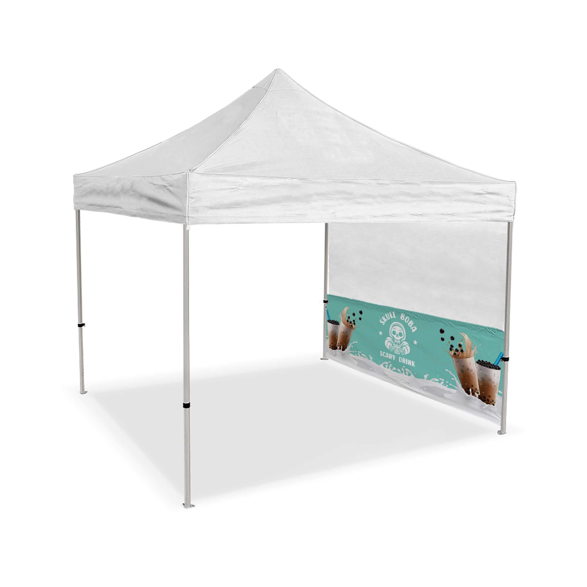 Custom Food Concession Half Side Wall w/ Mesh Uppers – LookOurWay