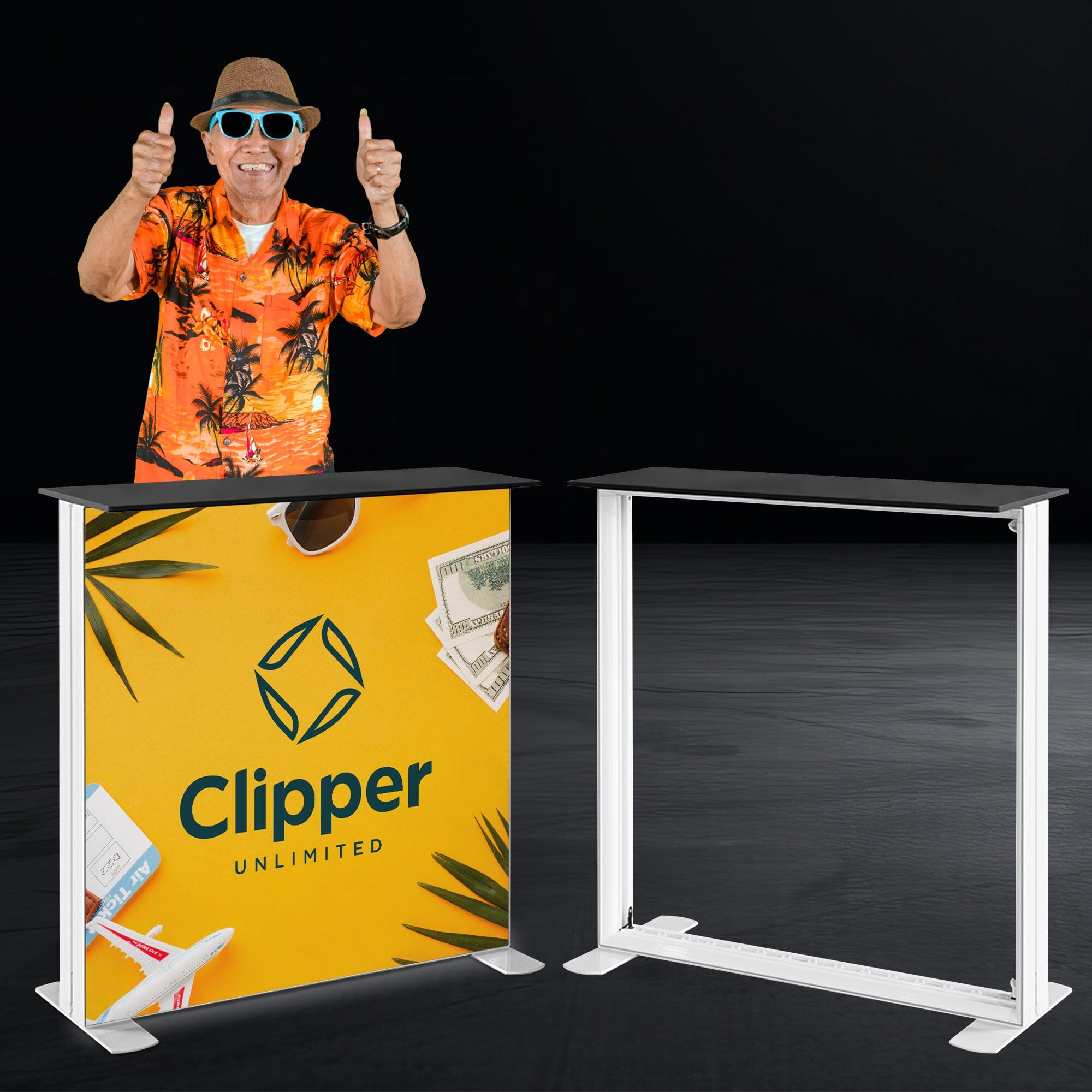 SEG Backlit Podium Counter – LookOurWay