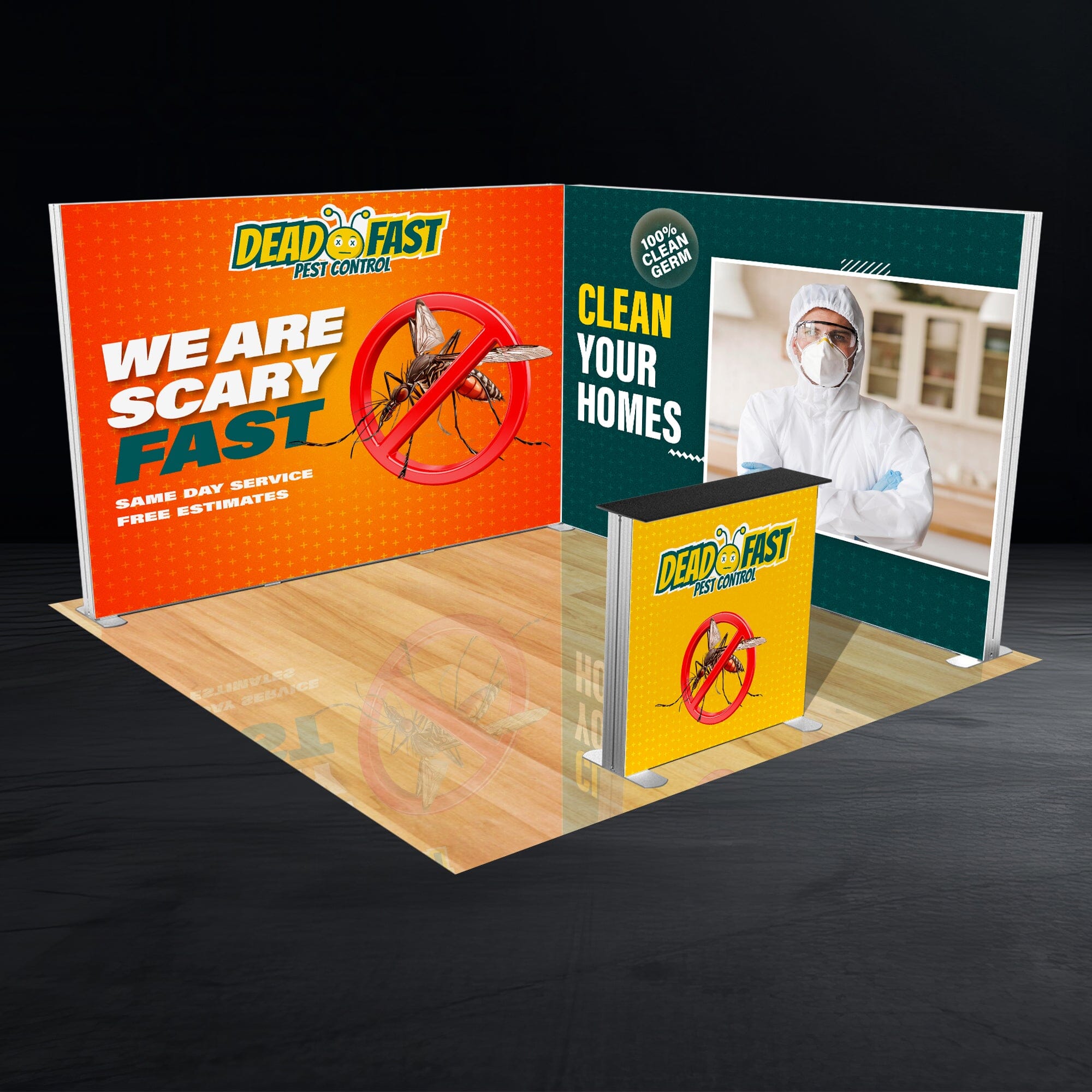 Backlit SEG Trade Show Booth Display | Trade Show Displays | LookOurWay