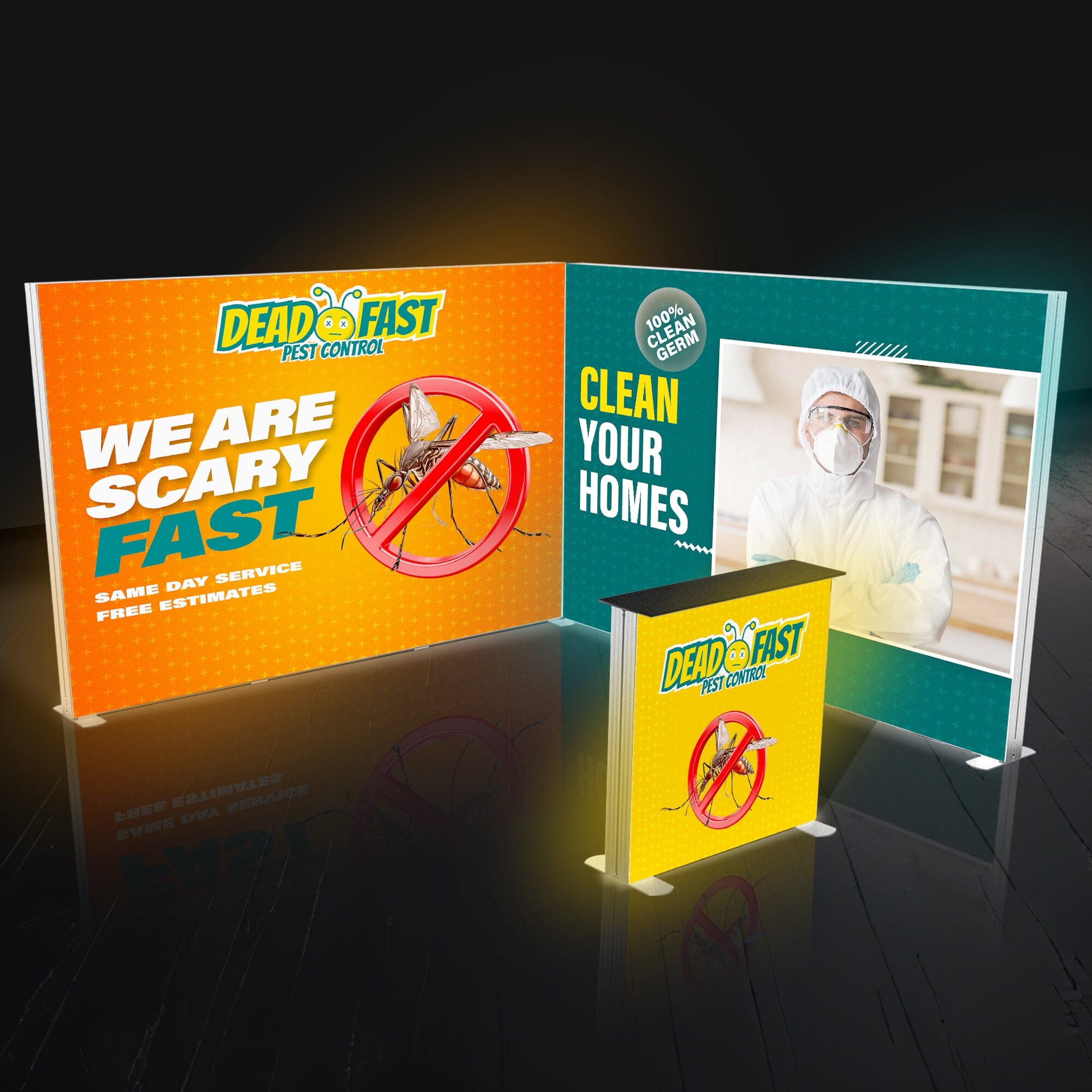 Backlit SEG Trade Show Booth Display | Trade Show Displays | LookOurWay