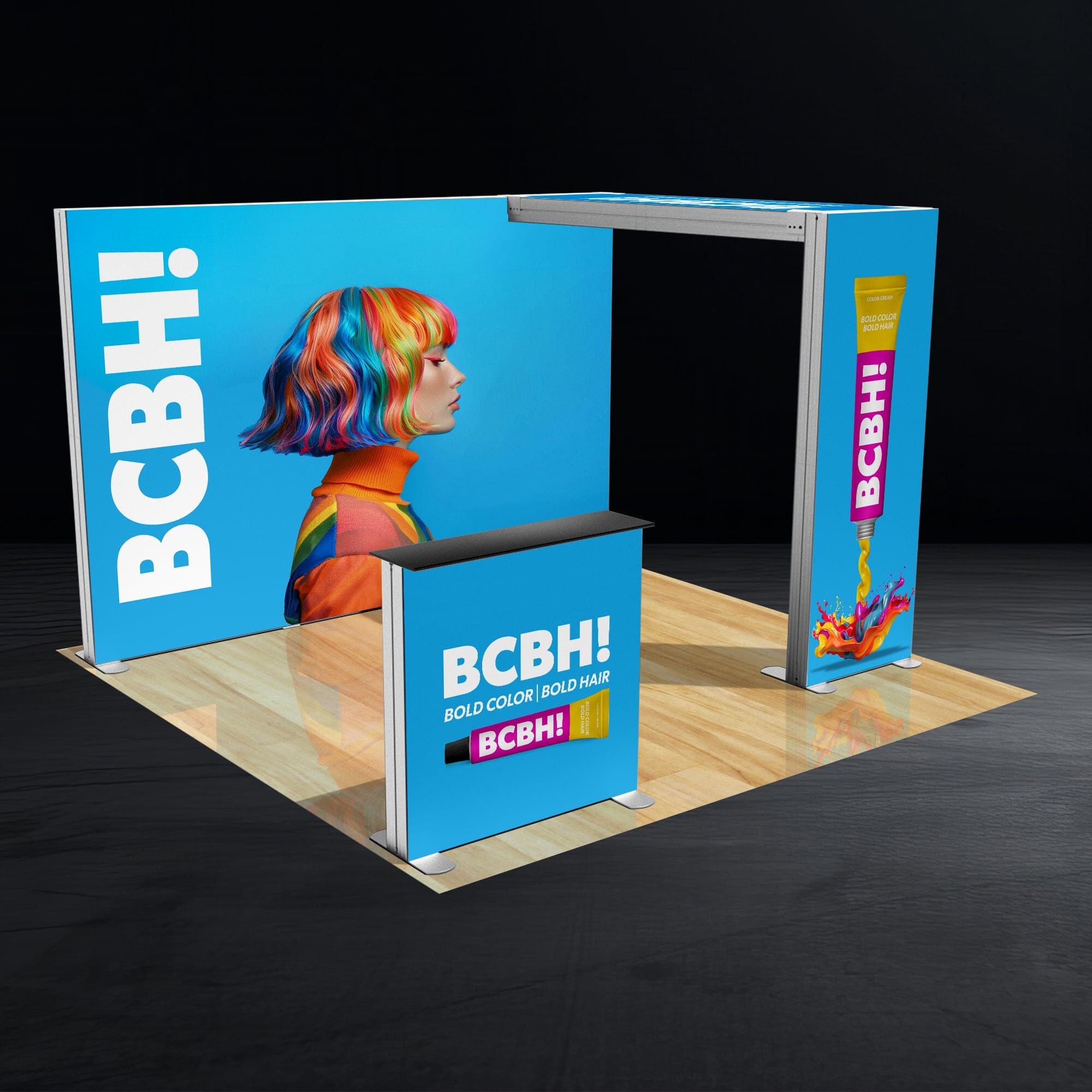 Backlit Trade Show Booth with Archway | Trade Show Displays – LookOurWay