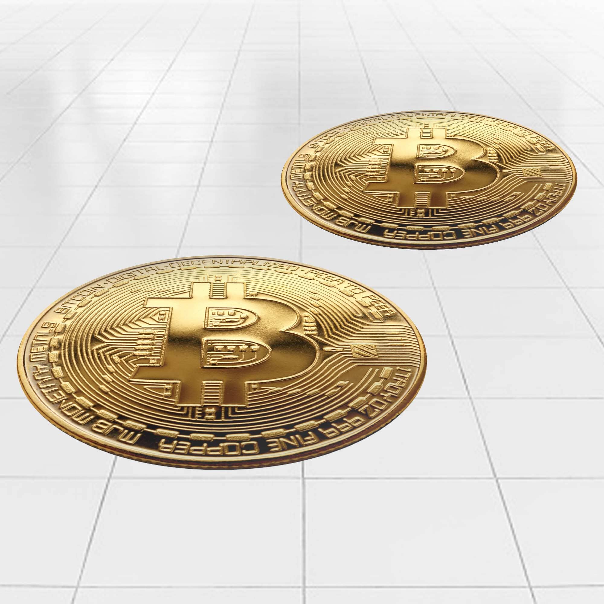 BTM Machine "Bitcoin" 12inch Floor Decals - 10 pack – LookOurWay