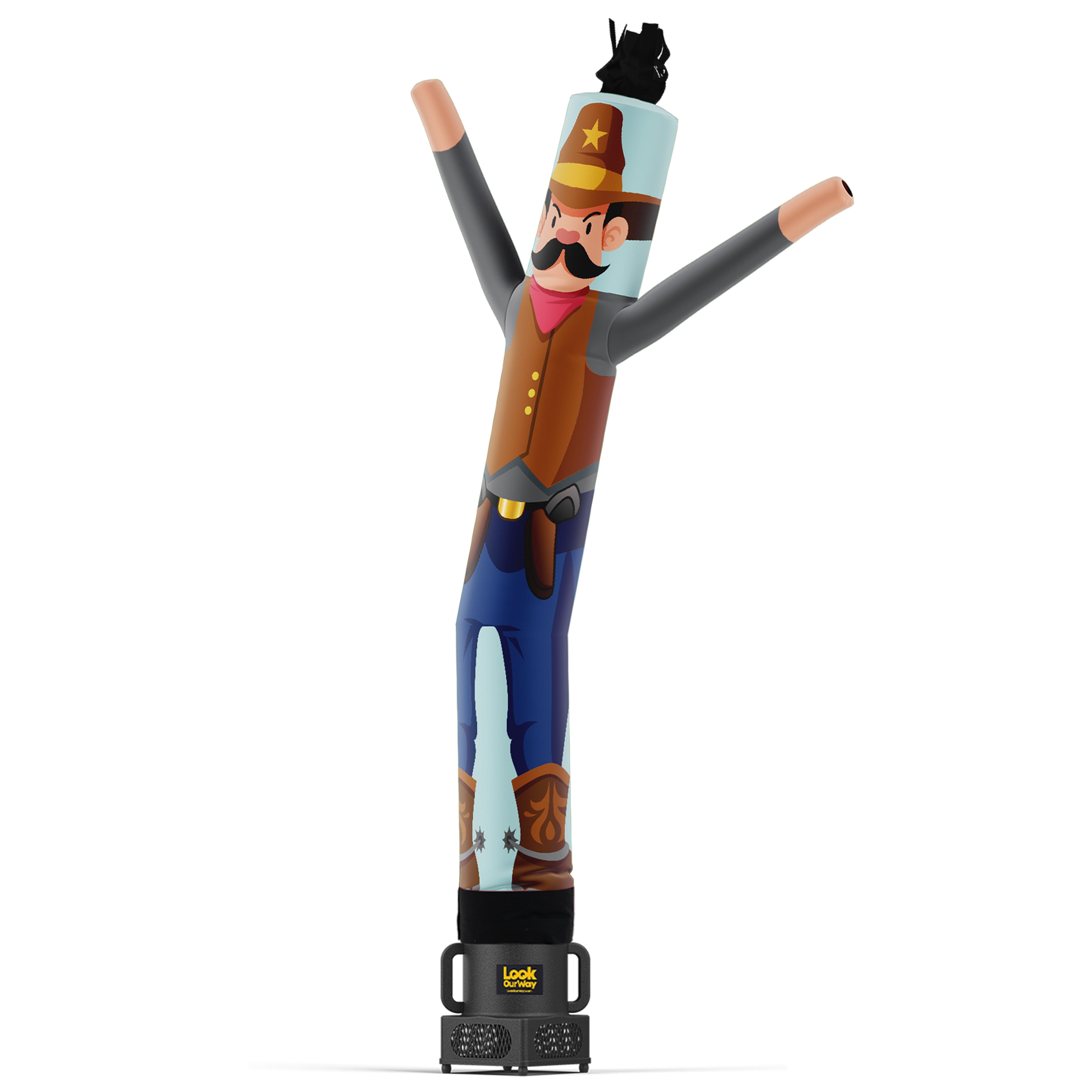 Cowboy Air Dancers® Inflatable Tube Man 6ft – LookOurWay