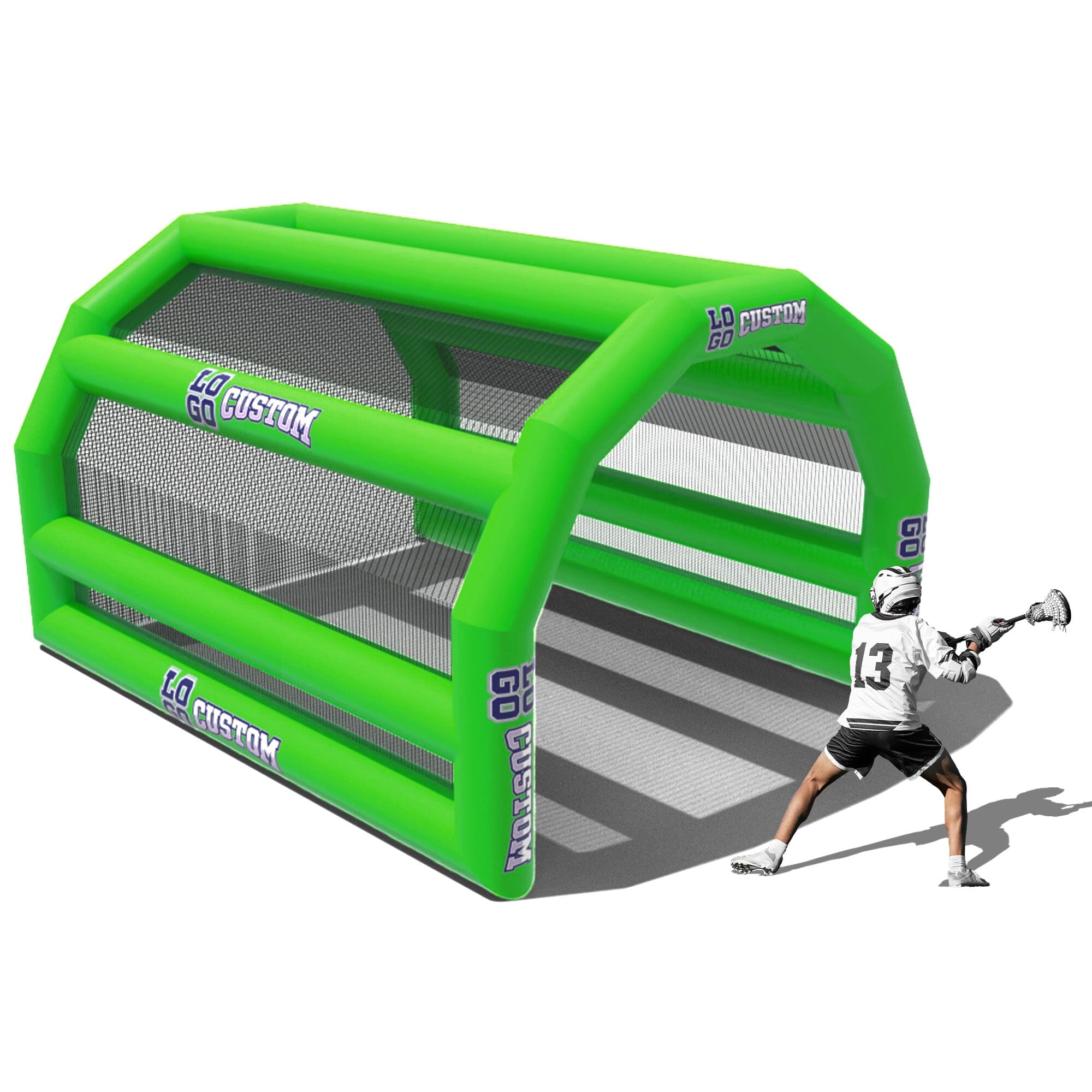 Custom Inflatable Lacrosse Shooting Station – LookOurWay