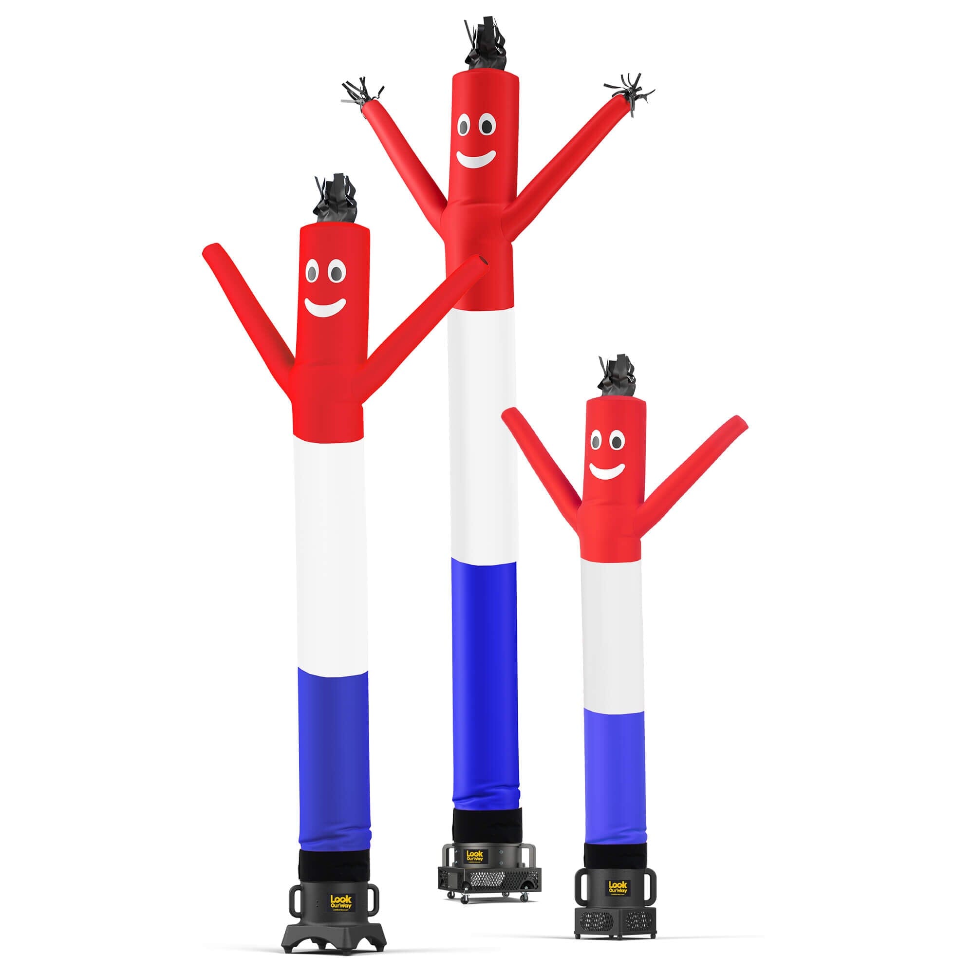 Air Dancers® Inflatable Tube Man Red, White, and Blue USA – LookOurWay