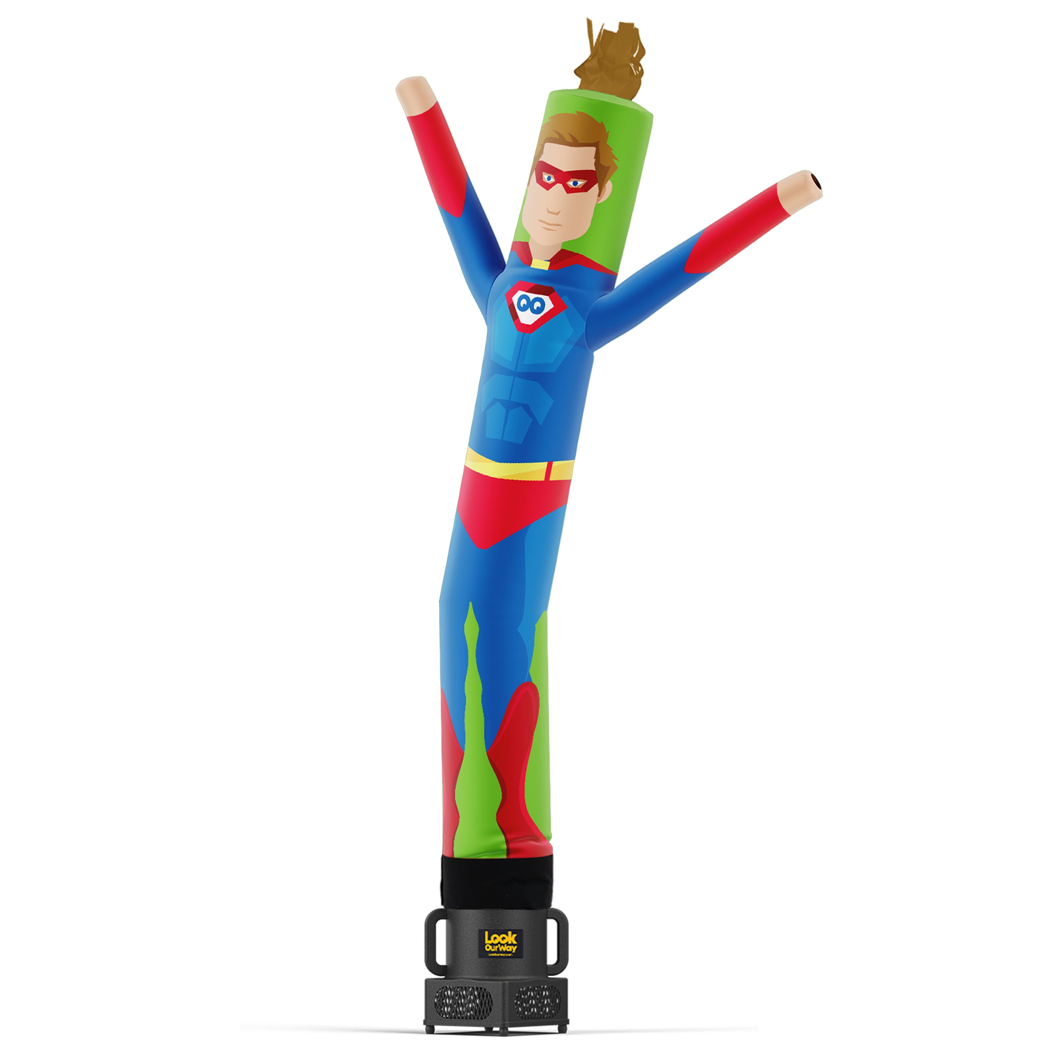Superhero Air Dancers® Inflatable Tube Man 6ft – LookOurWay