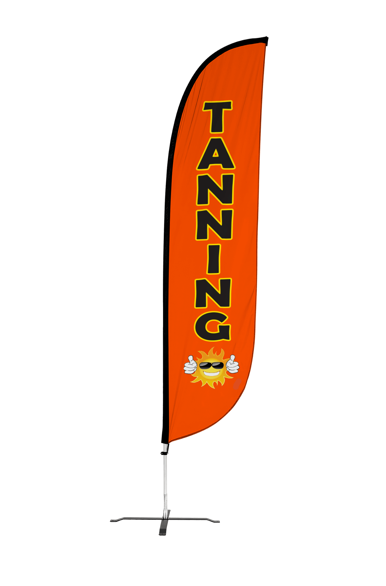 Tanning Feather Flag Orange – LookOurWay