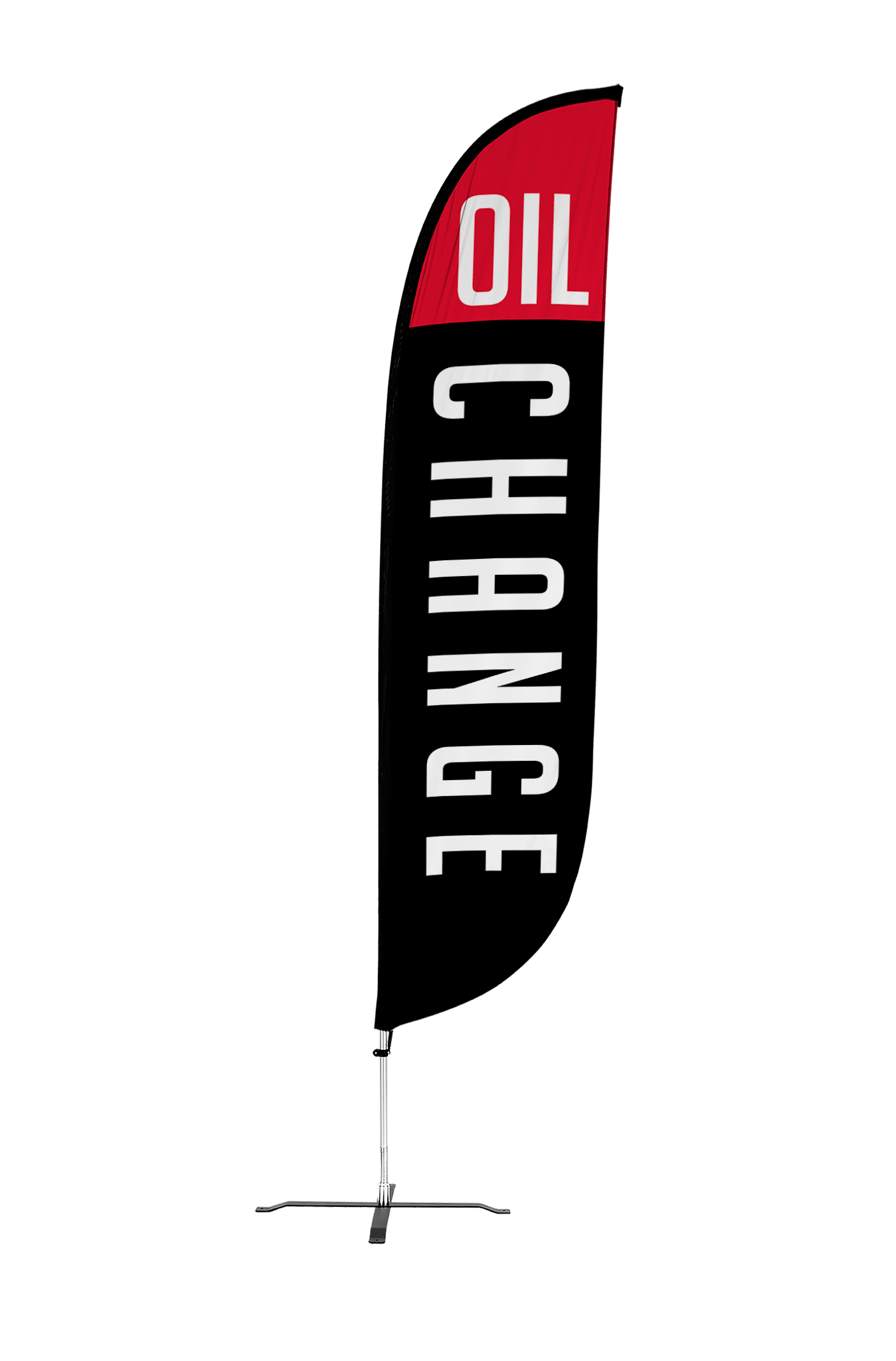 Oil Change Feather Flag - Black 12ft – LookOurWay