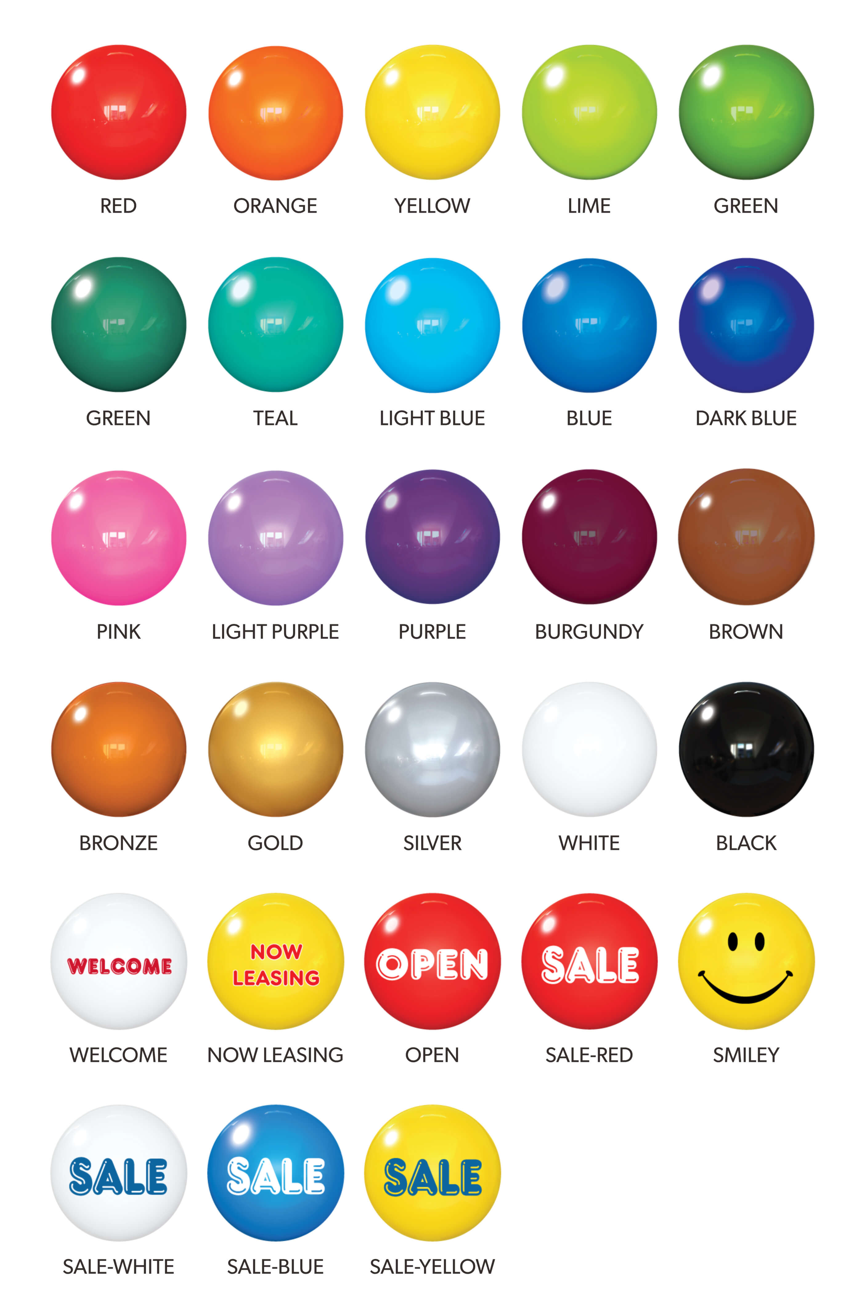 DuraBalloon® Outdoor Replacement Balloons | LookOurWay