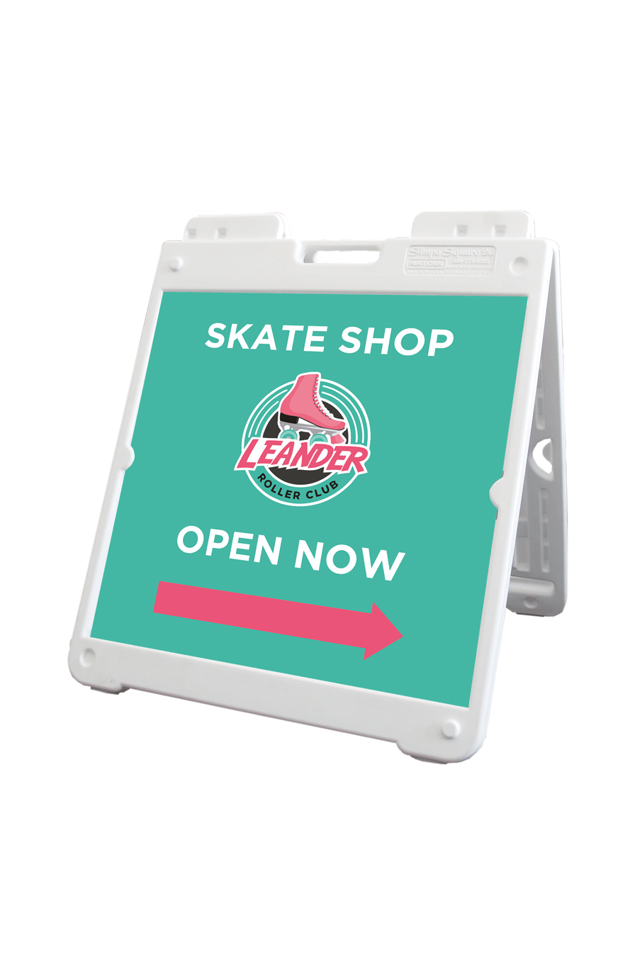 SimpoSquare Custom Plastic A-Frame 24"X 24" – LookOurWay